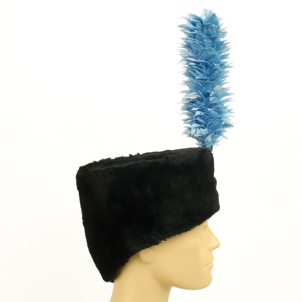 Original British Royal Air Force (RAF) Fur Busby with Blue Feather ...