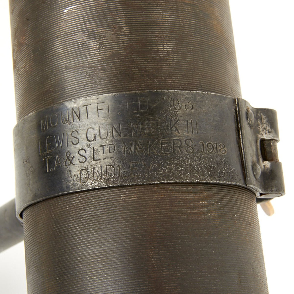 Original British WWI Lewis Automatic Display Machine Gun - The Lewis ...