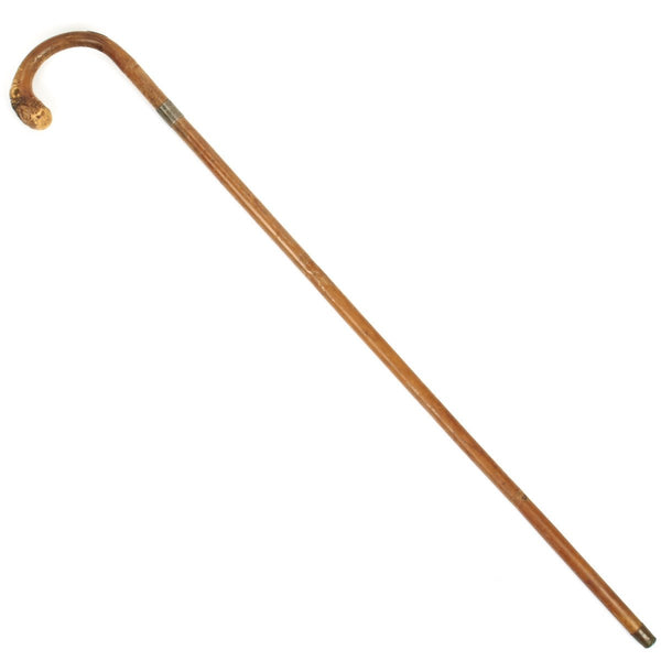 Original British WWI Named Officer Cane with Sterling Silver Mounts ...