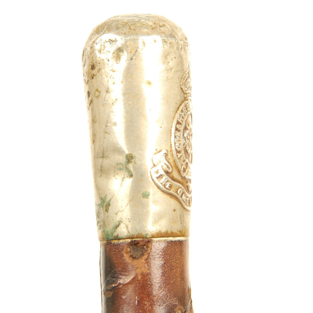 Original WWI British Officer Riding Crop - Queen's Own Yorkshire ...