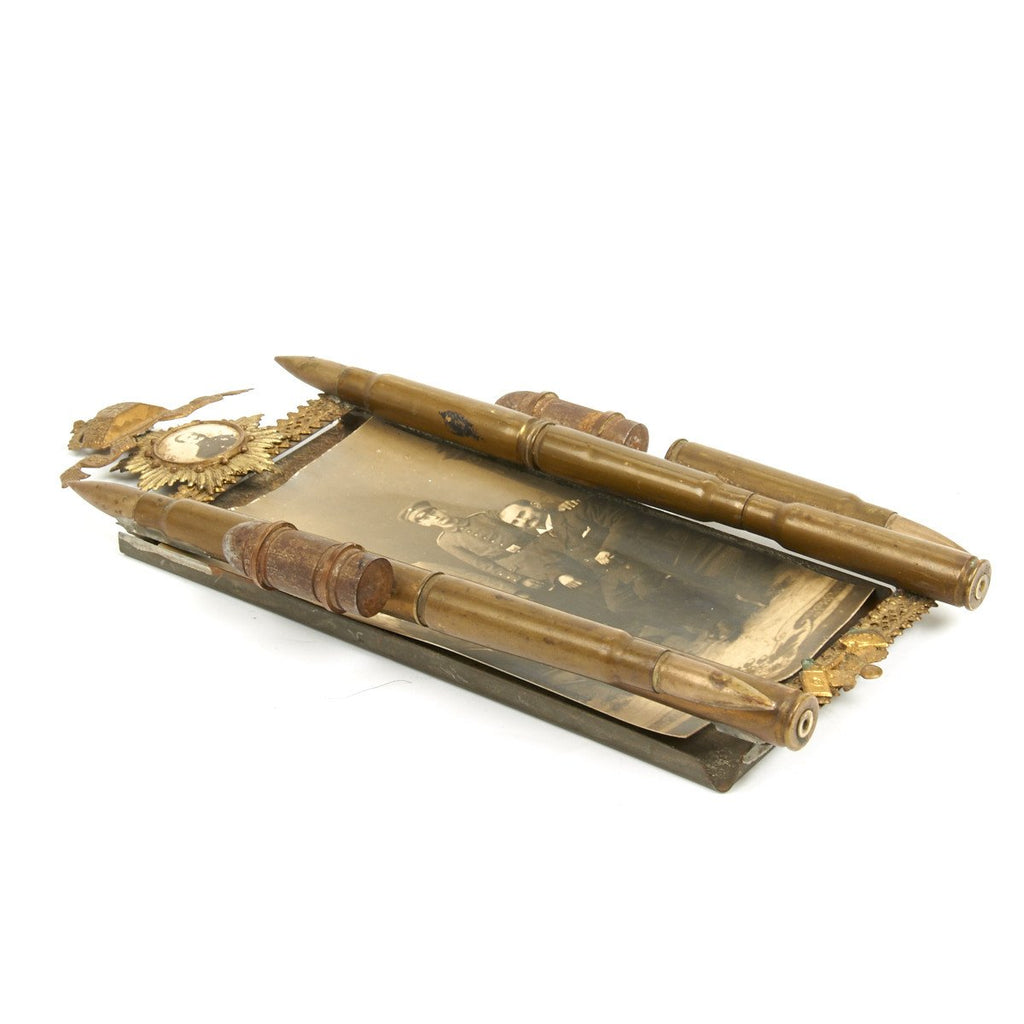 Original German WWI Trench Art Bullet Casing Photo Frame ...