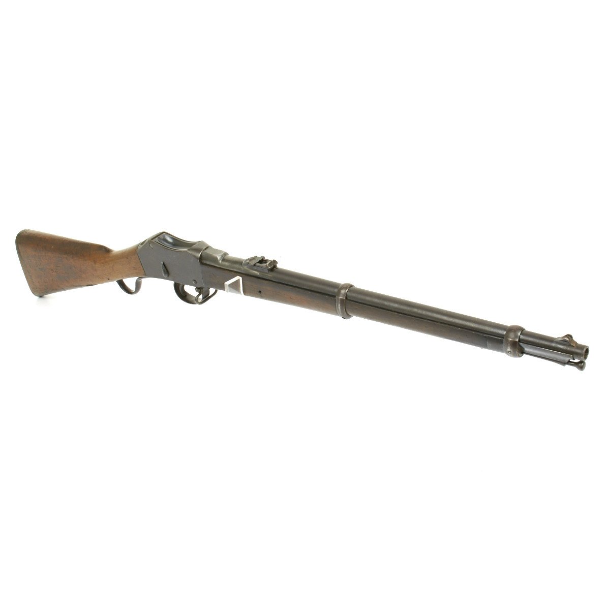 Original British Martini Henry IC1 Cavalry Carbine with Leather Saddle ...