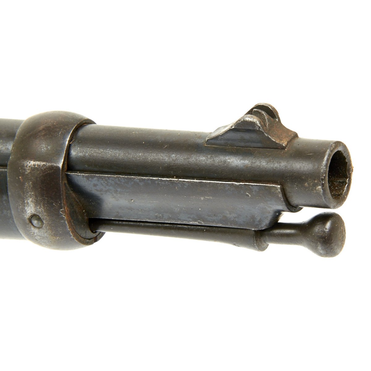 Original British Martini Henry IC1 Cavalry Carbine with Leather Saddle ...