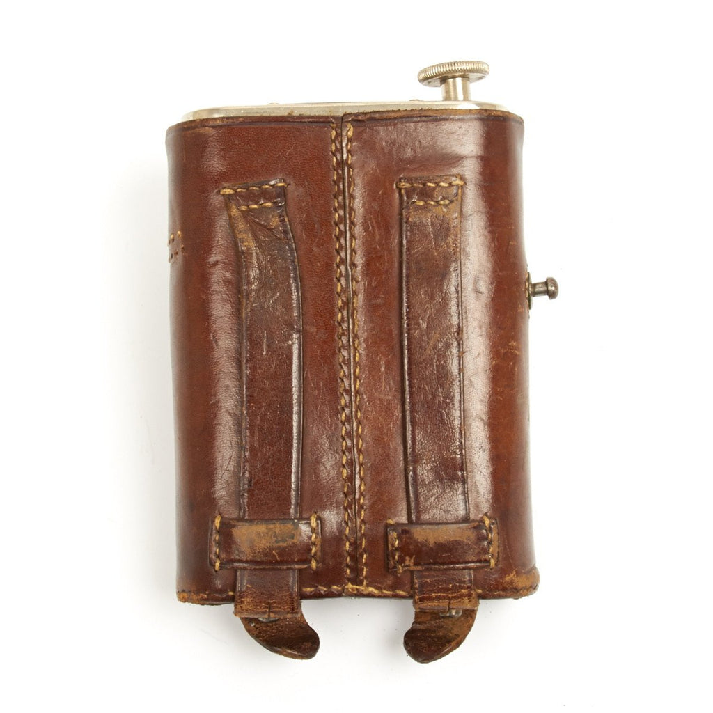 Original British WWI Officer Orilux Trench Torch Flashlight in Leather ...