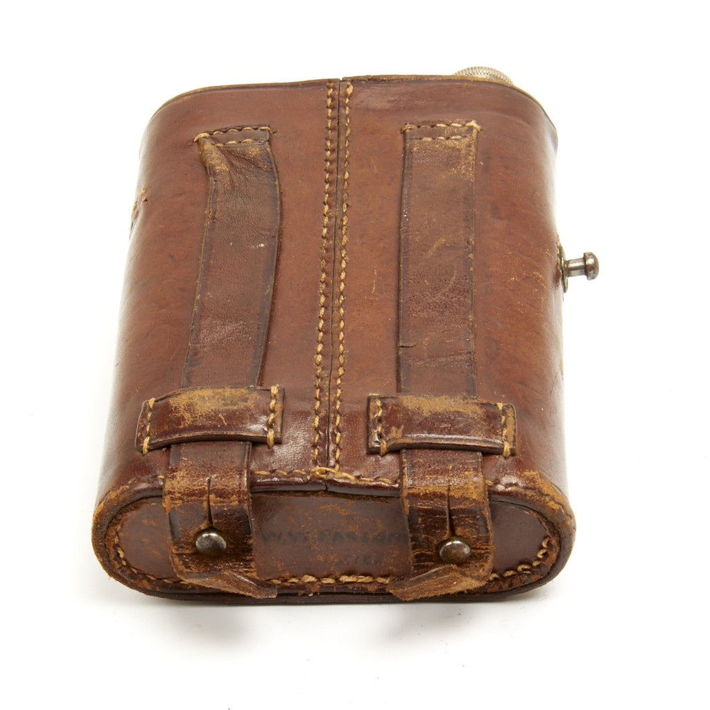 Original British WWI Officer Orilux Trench Torch Flashlight in Leather ...