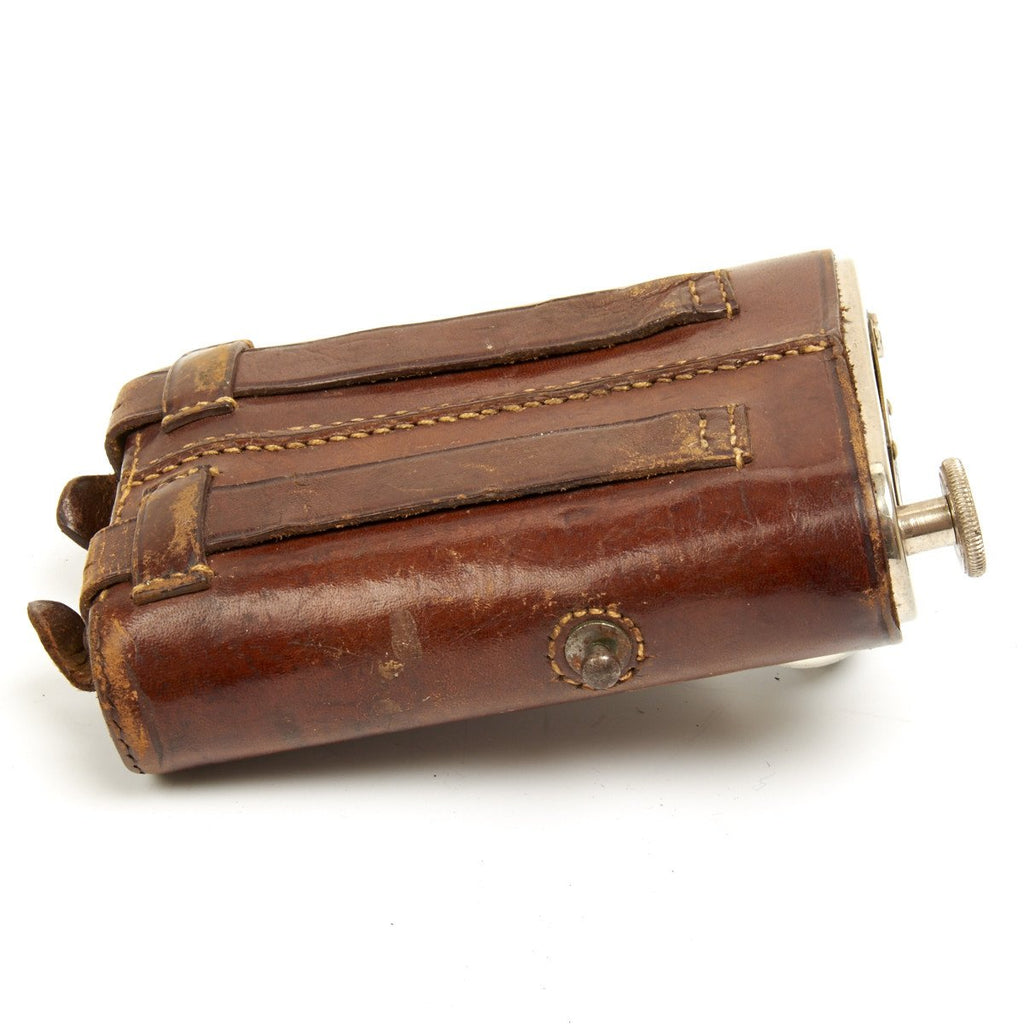 Original British WWI Officer Orilux Trench Torch Flashlight in Leather ...