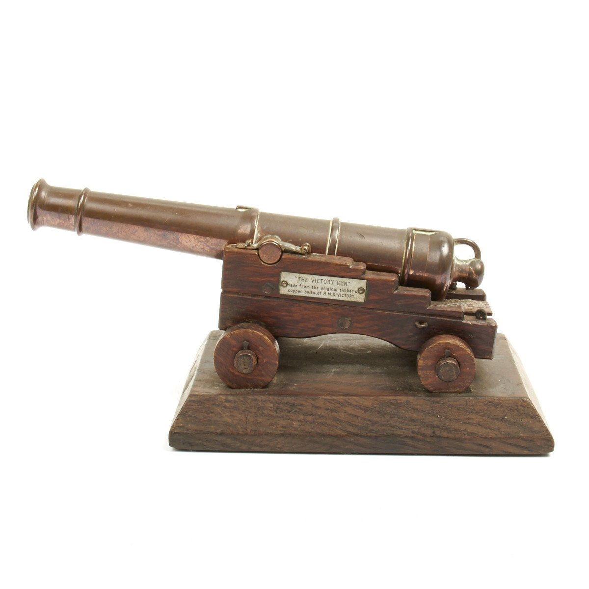 Original British Trafalgar Centennial Model Cannon Constructed from ...