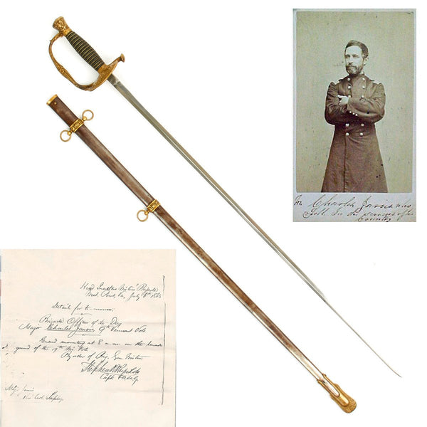 Original U.S. Model 1860 Staff and Field Officer Sword Named to Major ...