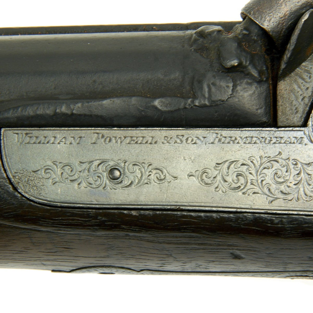 Original British 1850s William Powell & Son Double Barrel Percussion ...