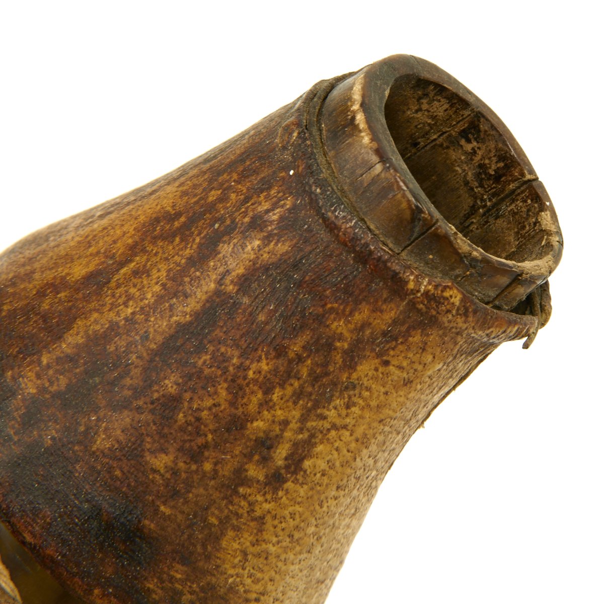 Original Napoleonic Wars British Powder Horn of the 50th Regiment of F ...