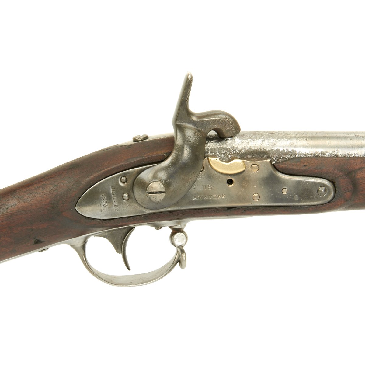 Original Model 1816 Waters Contract Musket - Dated 1833 - State of ...