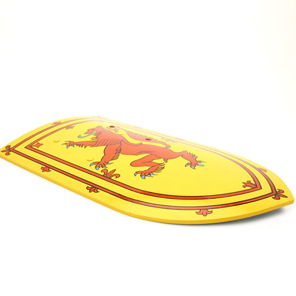 Wooden Battle Shield- The Scottish Red Rampant Lion of Braveheart ...