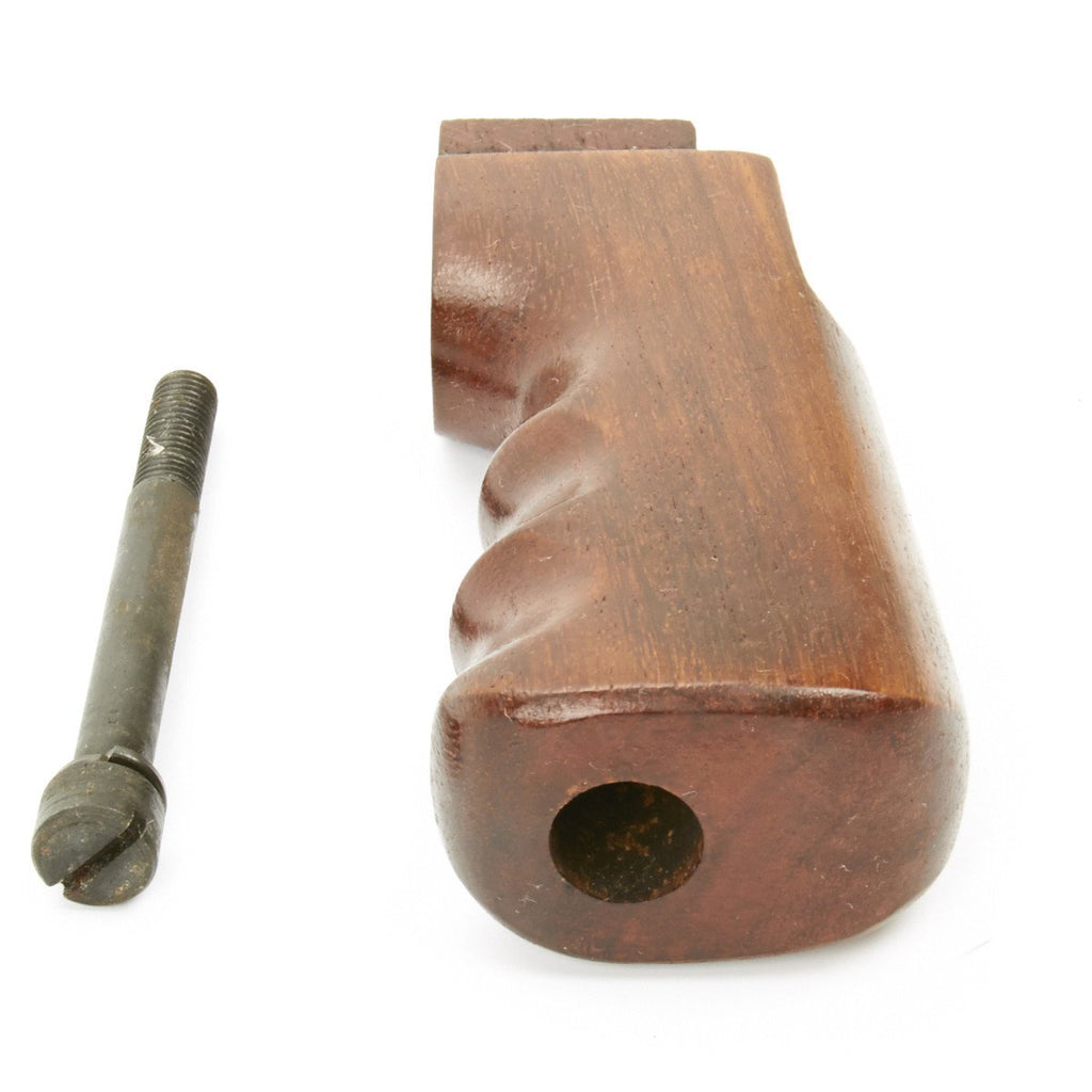 British Sten MKV Wood Rear Pistol Grip with Securing Bolt ...