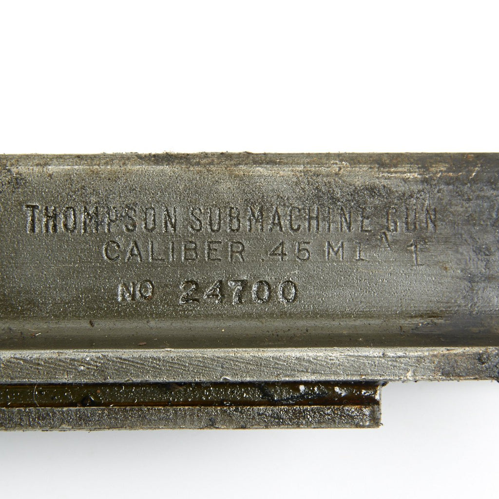 Original U.S. WWII Thompson M1A1 SMG Demilled Receiver – International ...