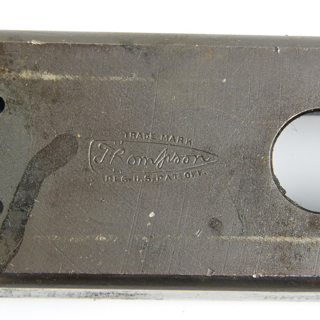 Original U.S. WWII Thompson 1928A1 SMG Demilled Receiver ...
