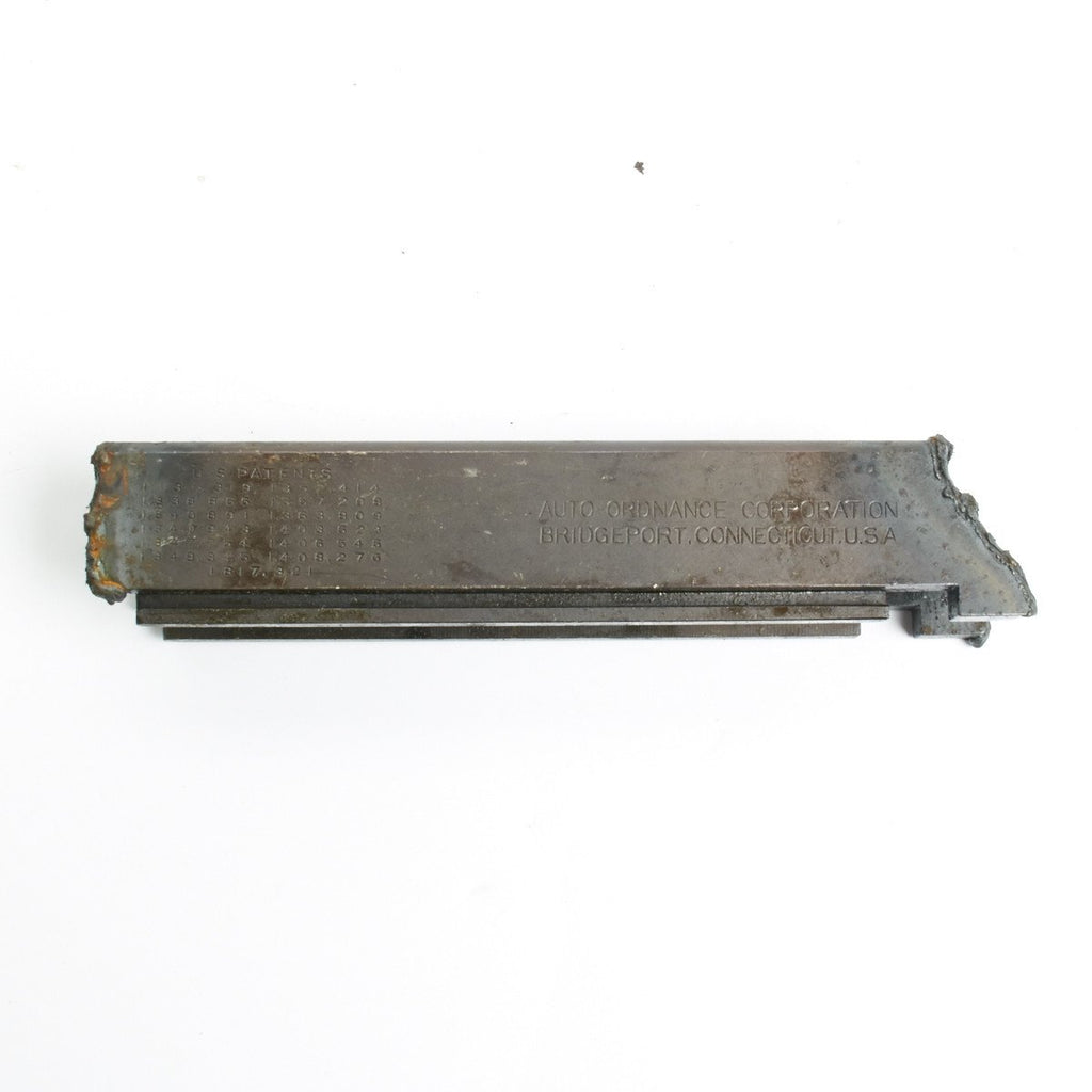 Original U.S. WWII Thompson 1928A1 SMG Demilled Receiver ...