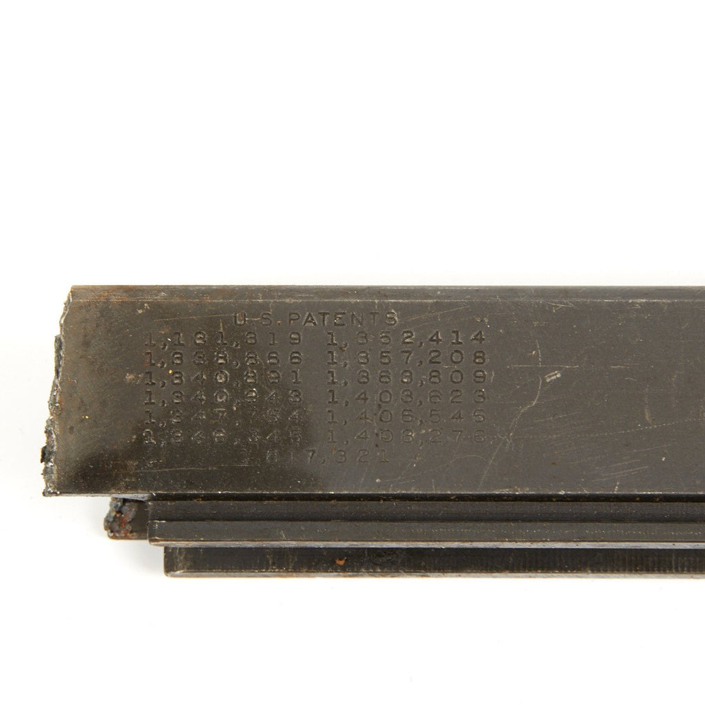 Original U.S. WWII Thompson 1928A1 SMG Demilled Receiver ...