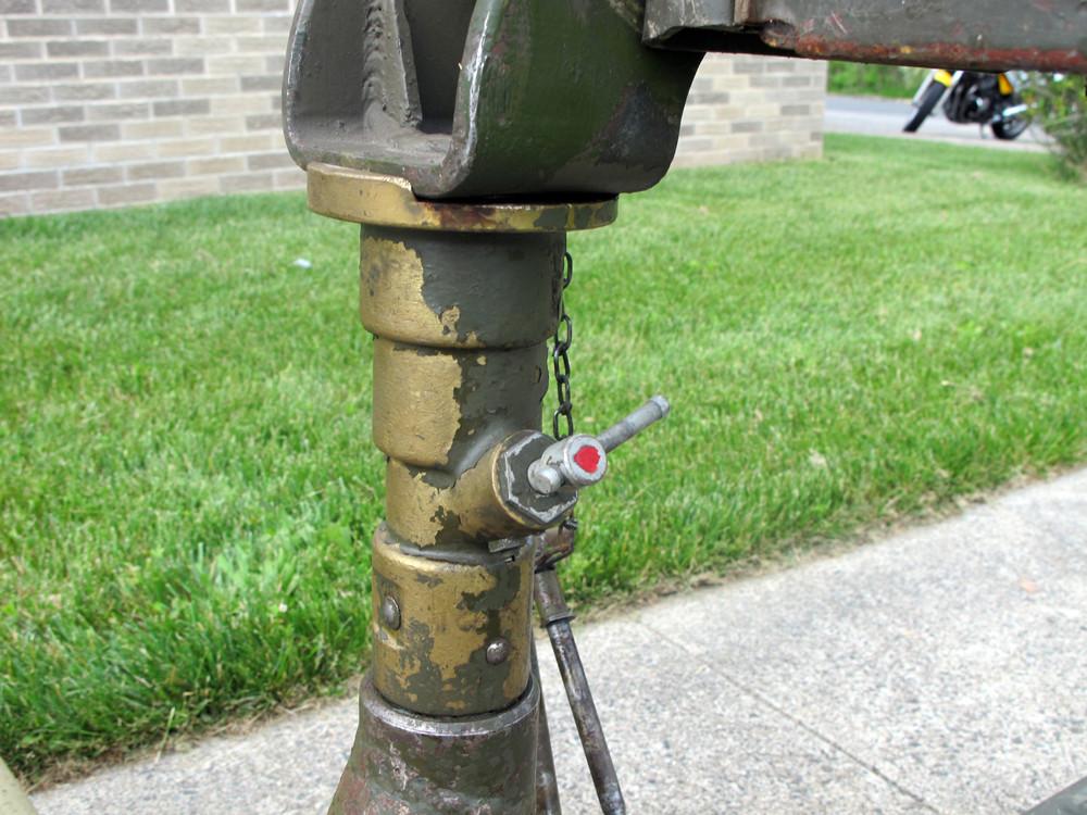 Original U.S. M63 Anti-Aircraft Ground Mount for M2 Browning .50 Calib ...